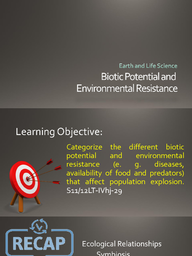 Biotic Potential and Environmental Resistance 230224081802 862f532c | PDF
