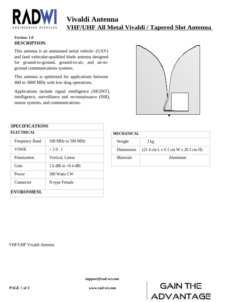 Blade Antenna | PDF