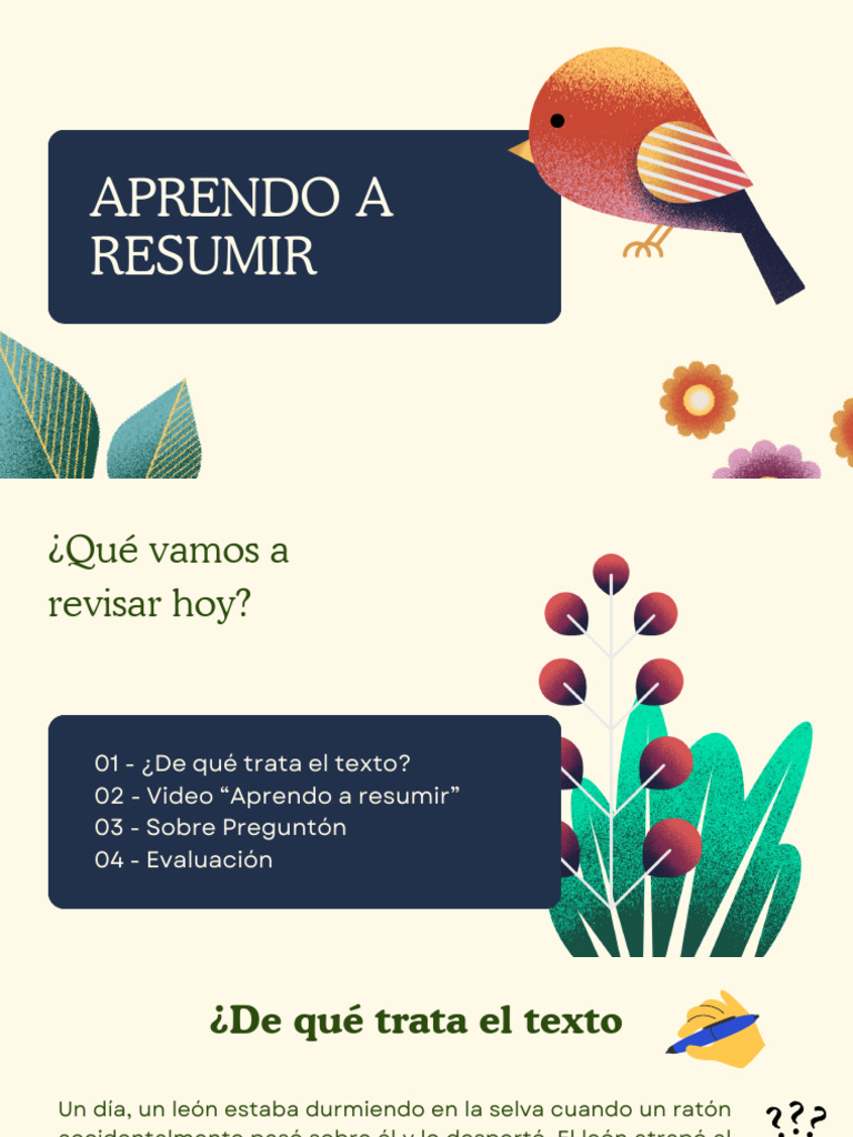 Aprendo A Resumir | PDF