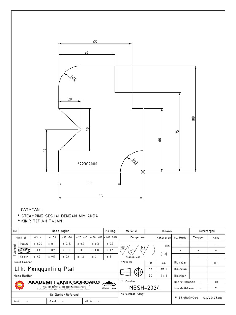 kERJA PlAT DAY | PDF
