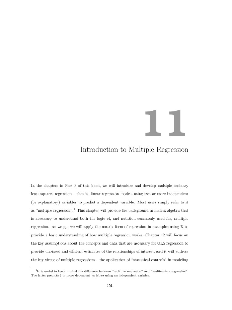 Nhso401 r5 MultipleRegression-1-14 | PDF | Linear Regression | Matrix (Mathematics)