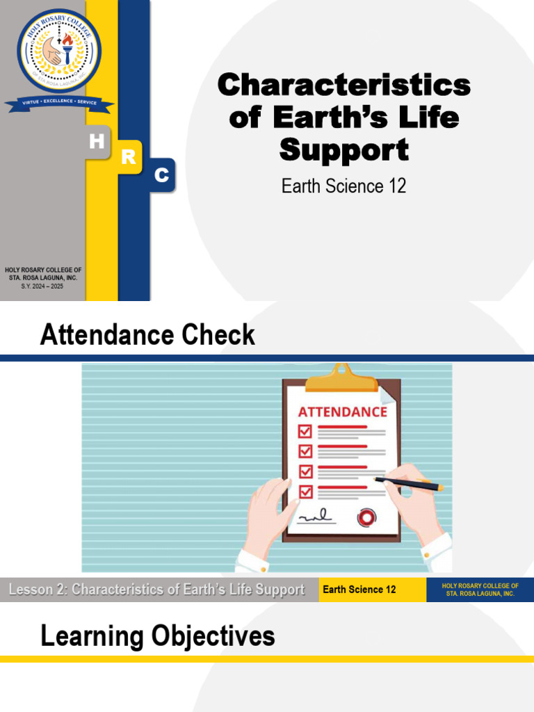 Lesson 2 - Characteristics of Earth's Life Support | PDF | Atmosphere ...
