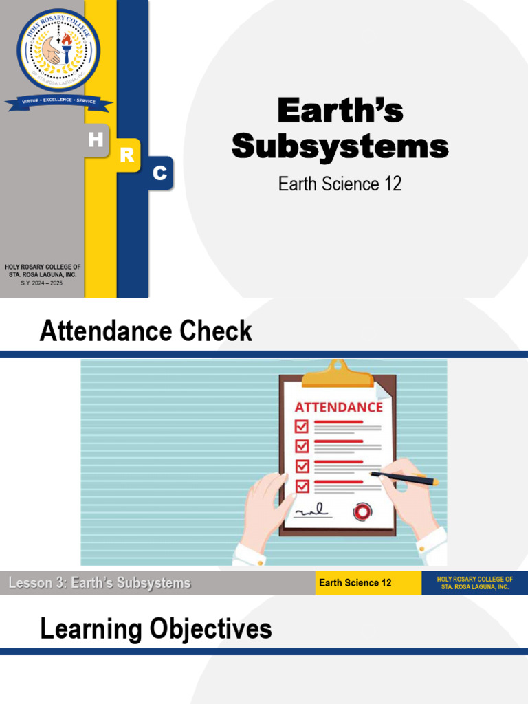 Lesson 3 - Earth's Subsystems | PDF | Earth Sciences | Earth