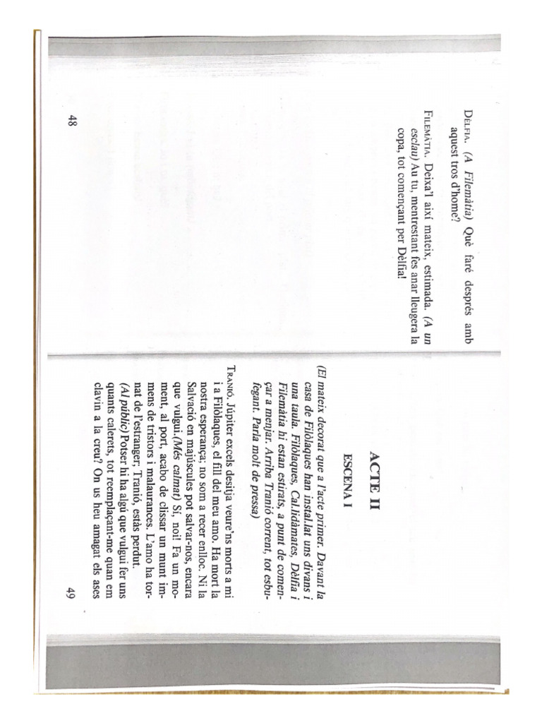 MOSTELÂ LÃ - RIA, Acte II | PDF