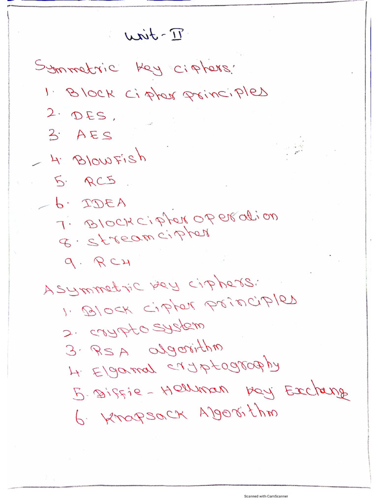 CNS UNIT-2 notes | PDF