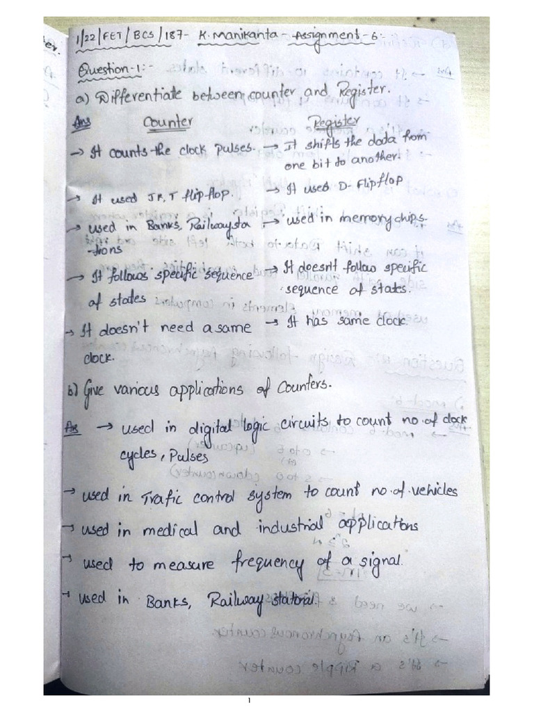 DEC Assignment 6 Mani | PDF