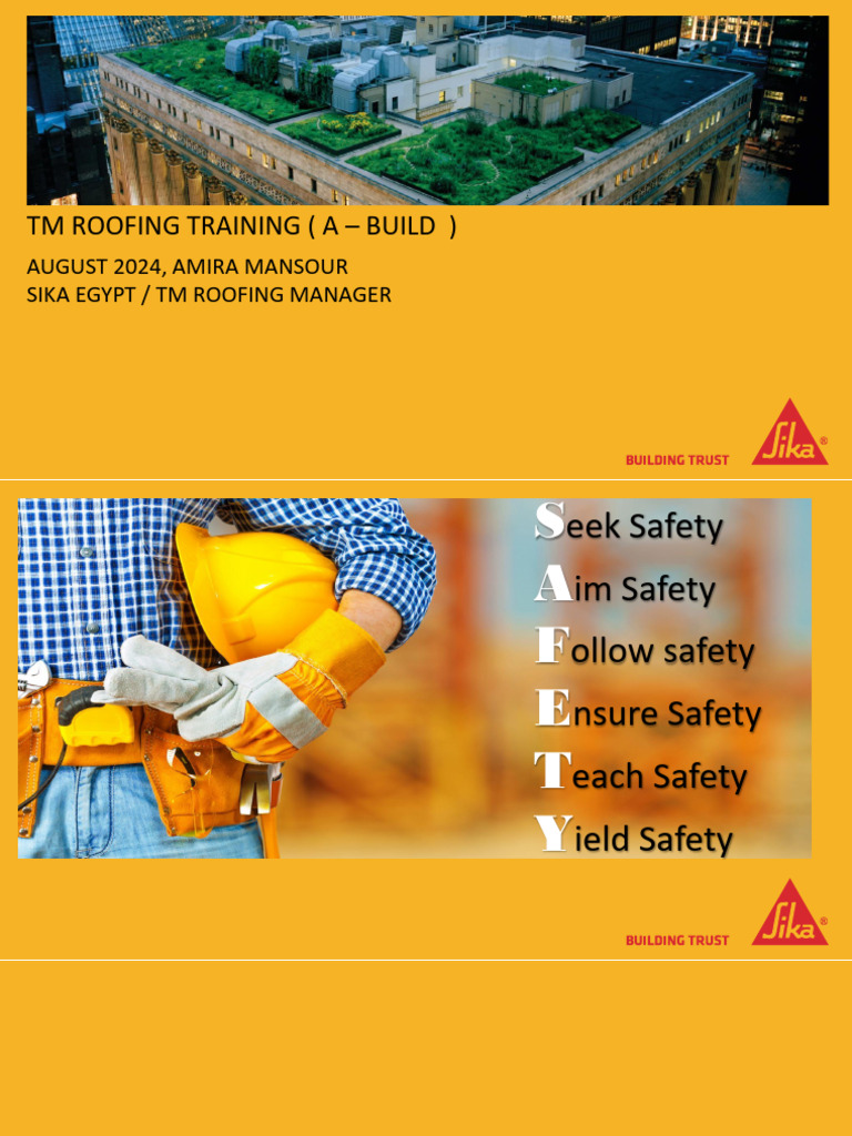 A-Build Training August 2024 | PDF | Roof | Materials