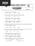 Worksheet - Fractions Grade 6 | PDF | Mathematics | Numbers