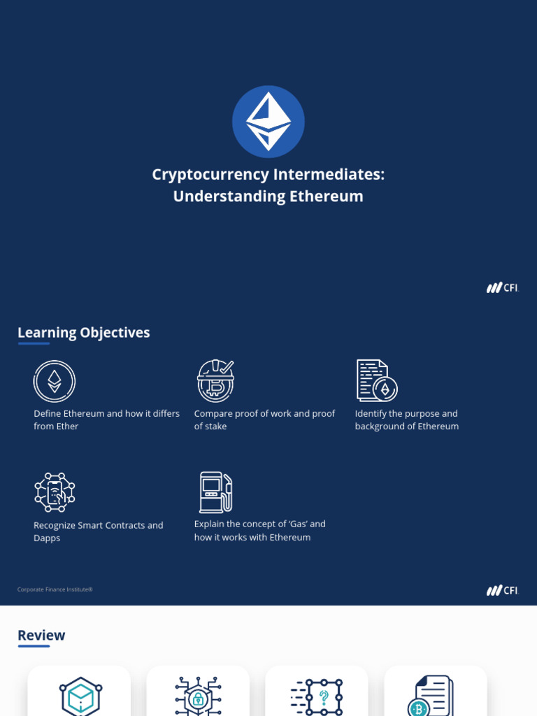 Cryptocurrency Intermediates - Understanding Ethereum Presentation ...