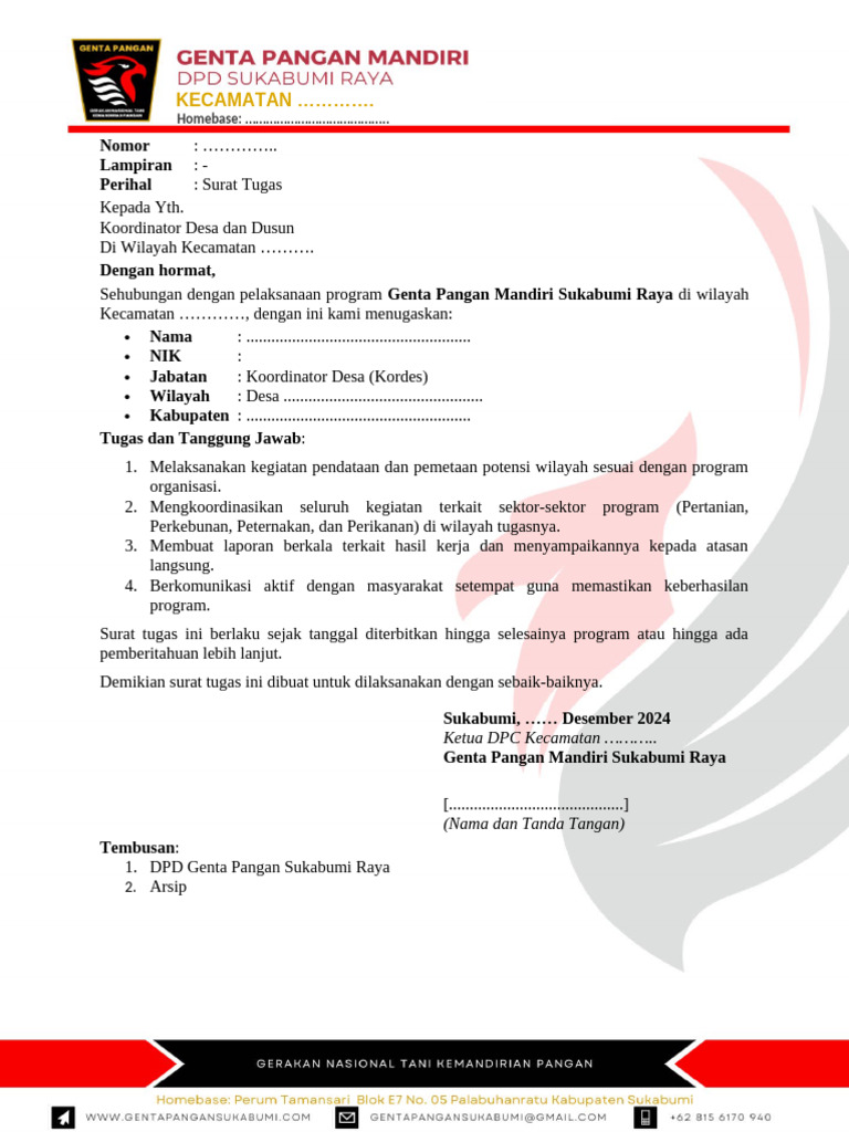 Kop Surat GPM | PDF