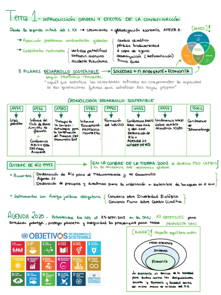 Medio Ambiente Tema 1 | PDF