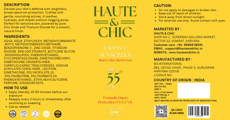 Sunscreen Artwork Pdf