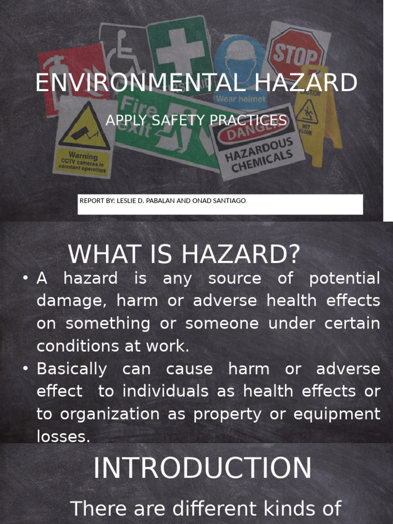 (Identifying Hazard) | PDF | Hazards | Virus