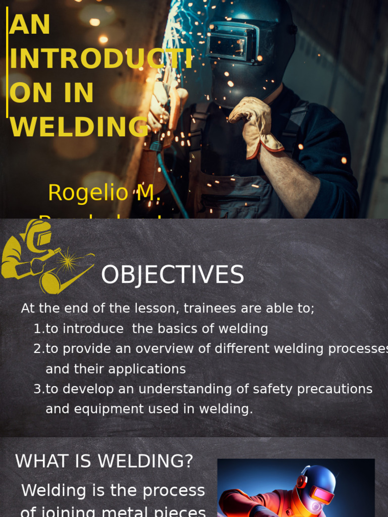 Introduction to Welding Basics | PDF | Welding | Construction