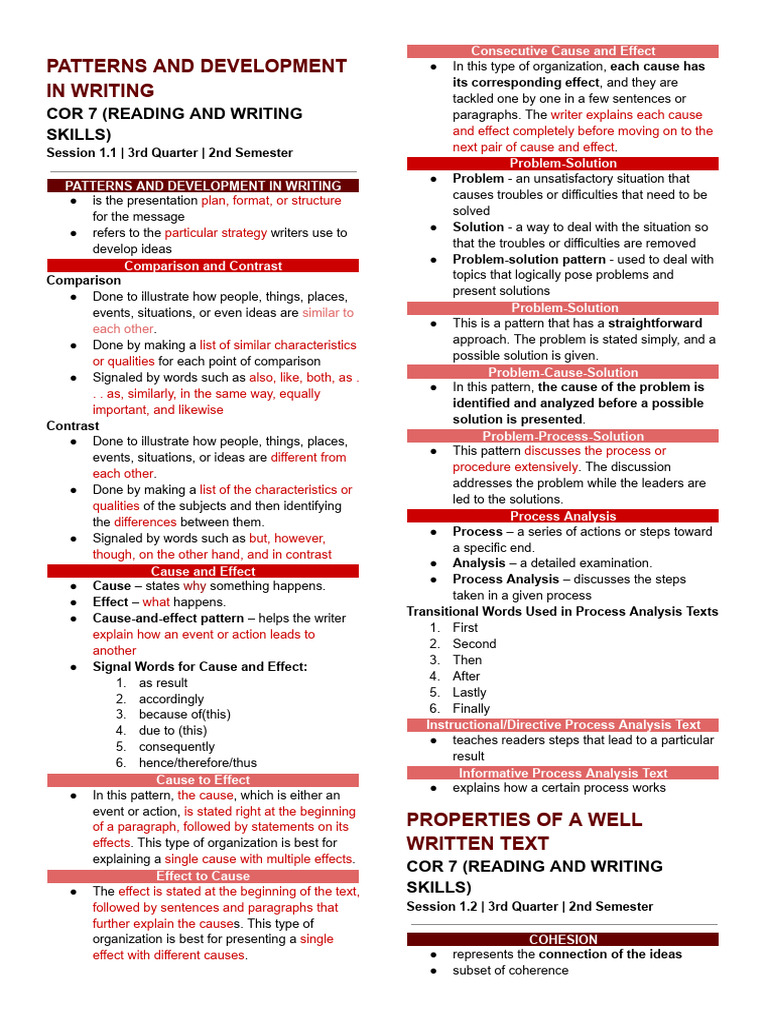 Part 1 - Reading and Writing Skills (Midterms) | PDF | Spelling | Comma