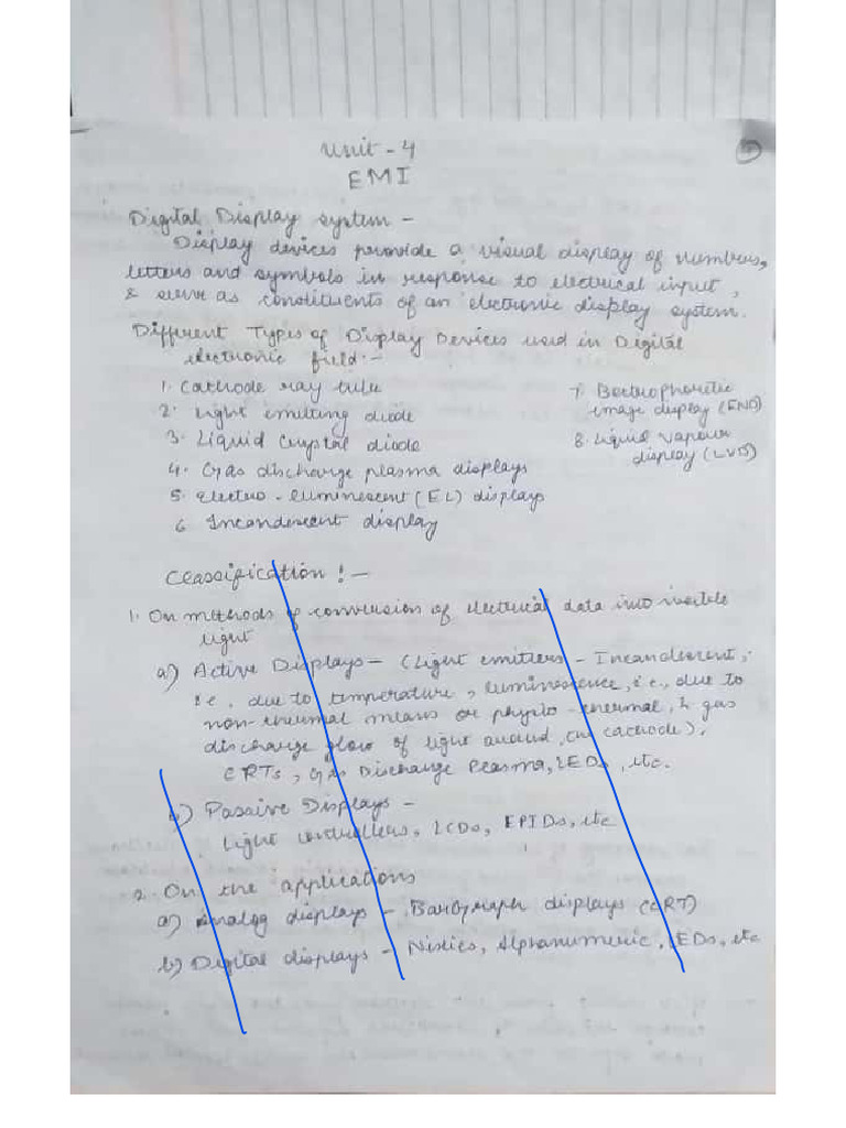 EMI unit 4 | PDF