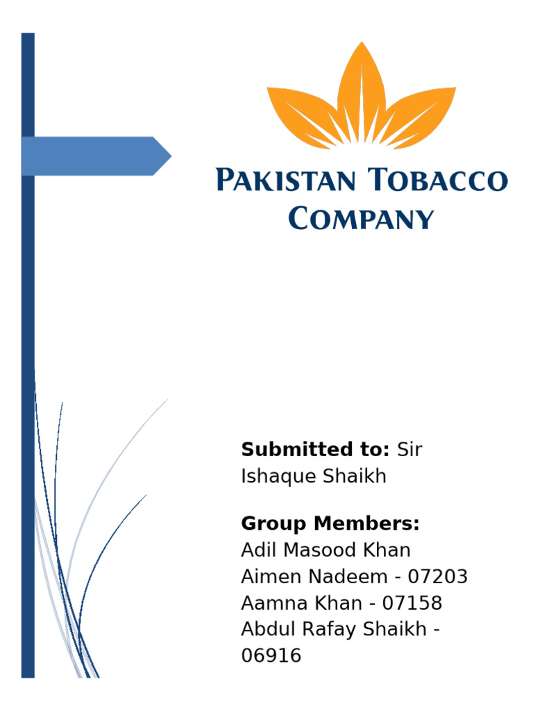 Pakistan Tobacco Company Overview | PDF | Tobacco Industry | Industries