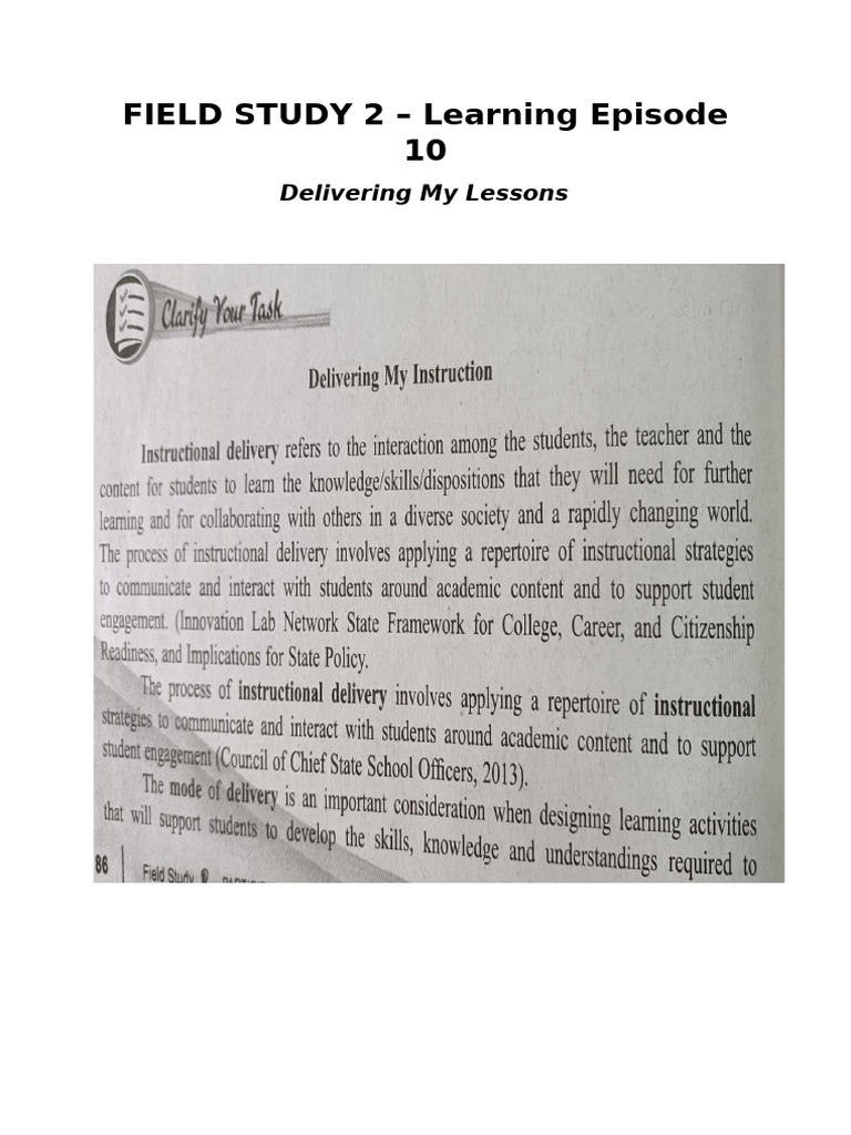 FIELD-STUDY-2-episode-10 | PDF | Critical Thinking | Learning