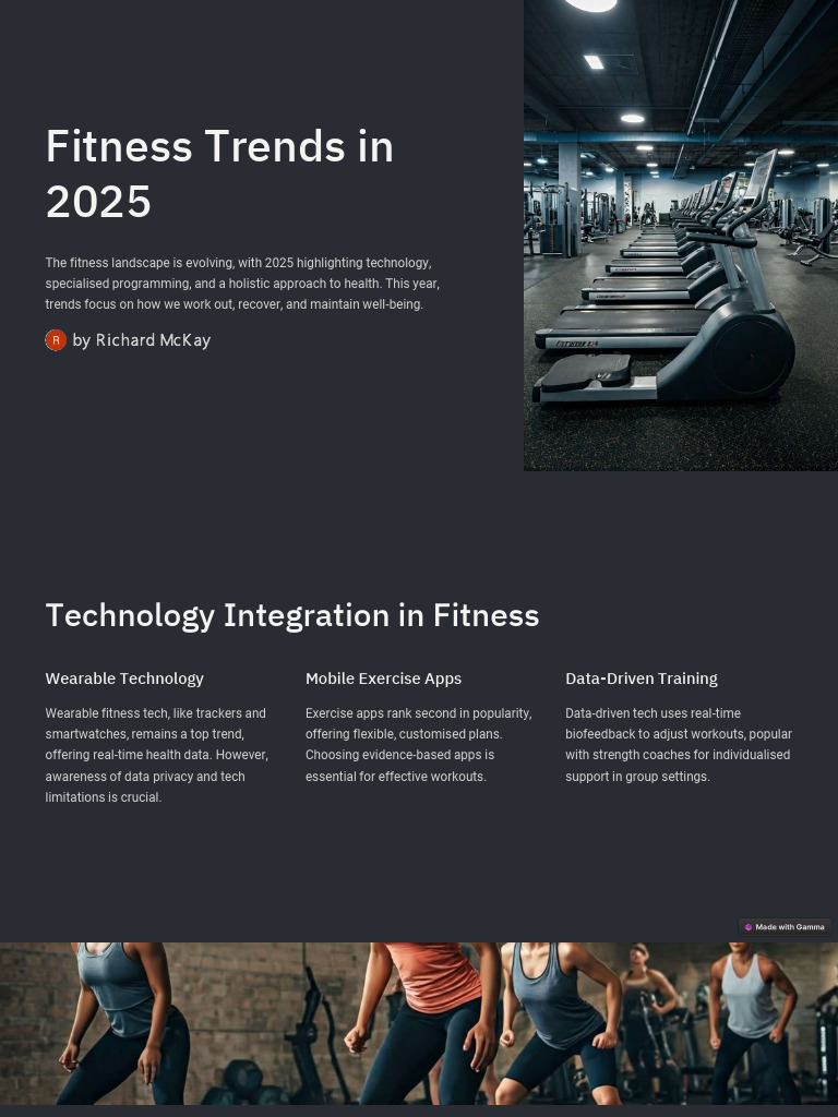 Fitness Trend For New Genaration | PDF | Physical Fitness | Strength ...