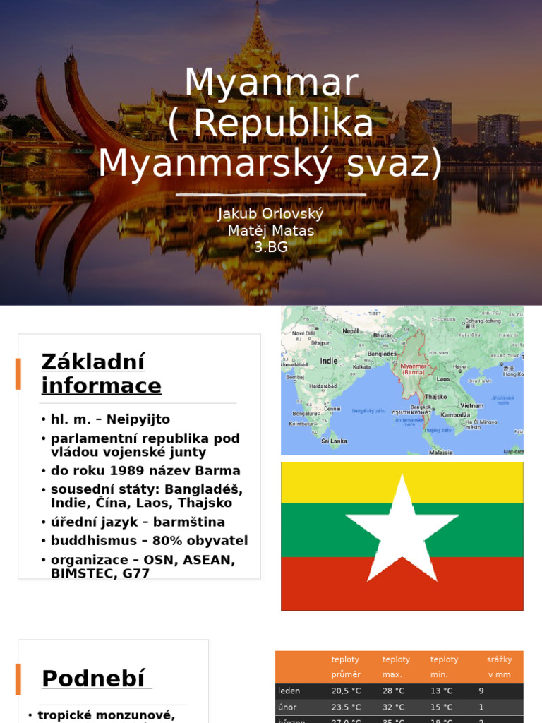 Prezentace Myanmar | PDF