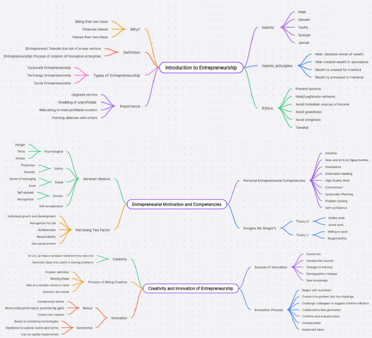 Mindmap ENT300 | PDF