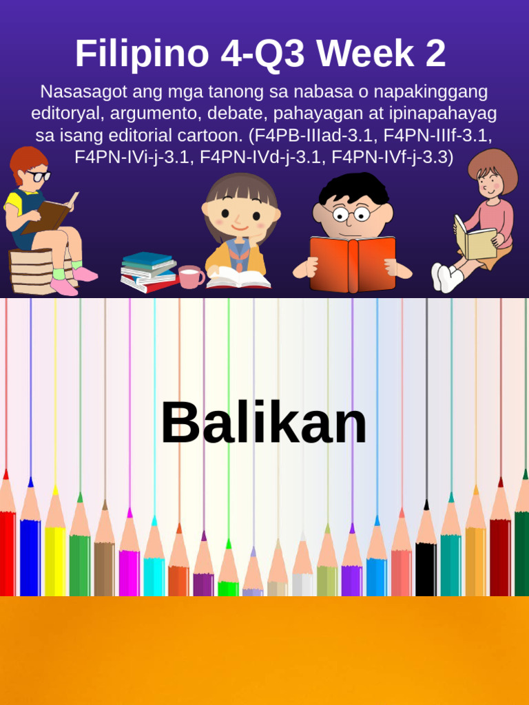 Filipino 4-Q3 Week 2 | PDF