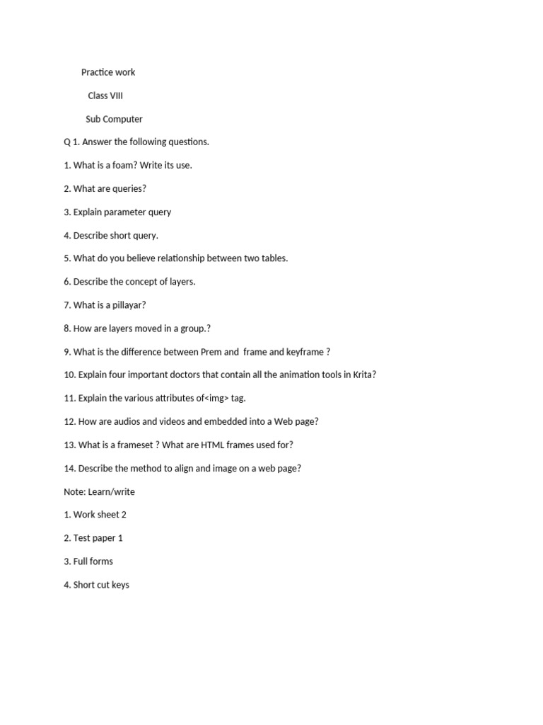 Practice Work-WPS Office | PDF