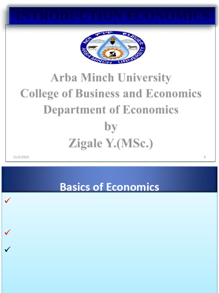 Chapter 1 Introduction Economics Ppt Pdf Economics Macroeconomics