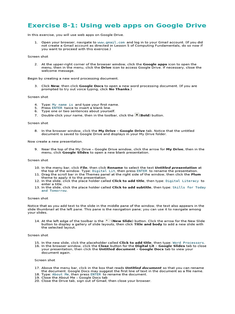 Lab Exercise - Lesson 8 | PDF | Mobile App | Window (Computing)