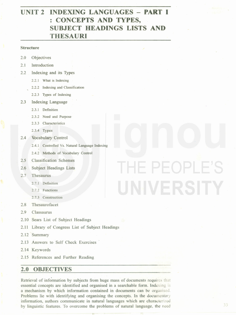 Unit-2 | PDF | Index Term | Semantics