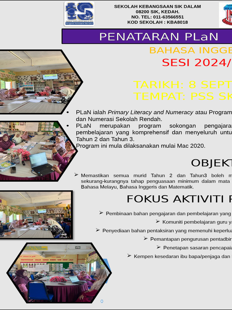 OPR PENATARAN PLaN( ENGLISH) | PDF