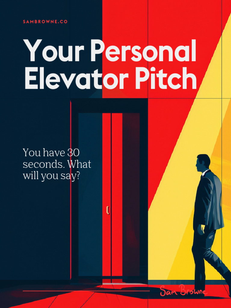Your Personal Elevator Pitch | PDF