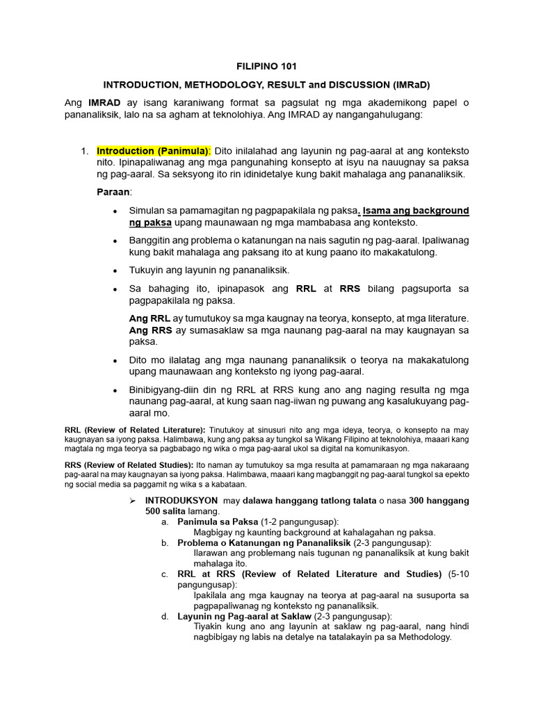 Gabay Sa Paggawa NG Pananaliksik | PDF