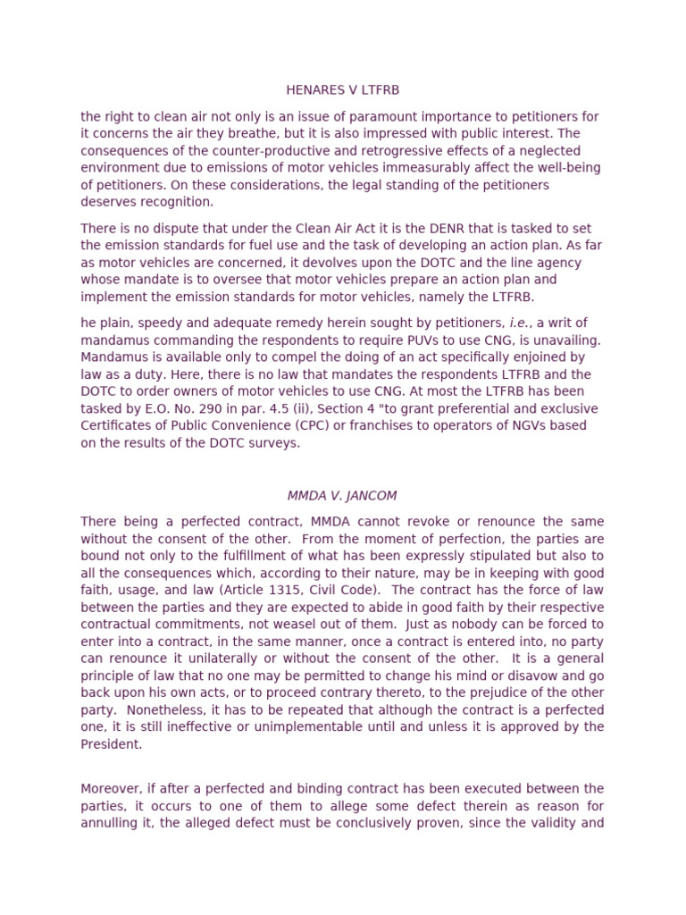 FINALS CASE REVIEWER | PDF | Mandamus | Cause Of Action