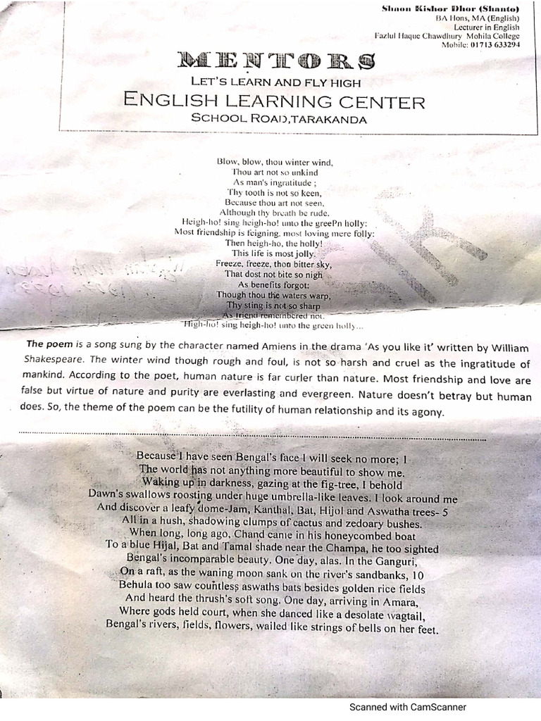 English Theme Writing | PDF