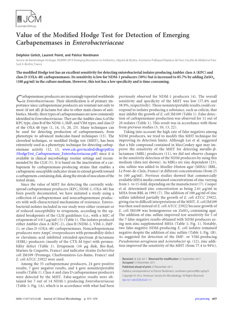 girlich-et-al-2020-value-of-the-modified-hodge-test-for-detection-of ...