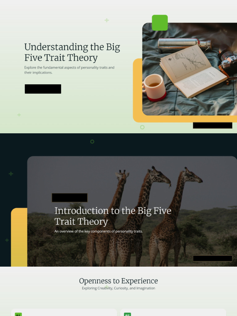Analysis of Big Five Trait Theory | PDF