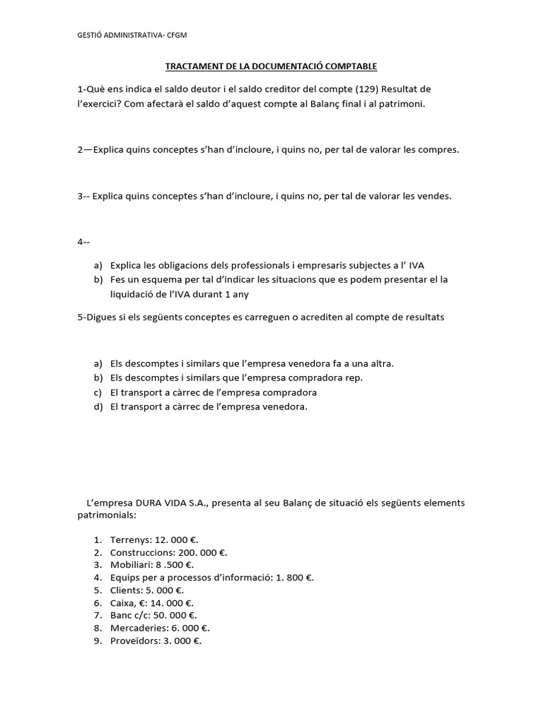 Exercici T.3 | PDF