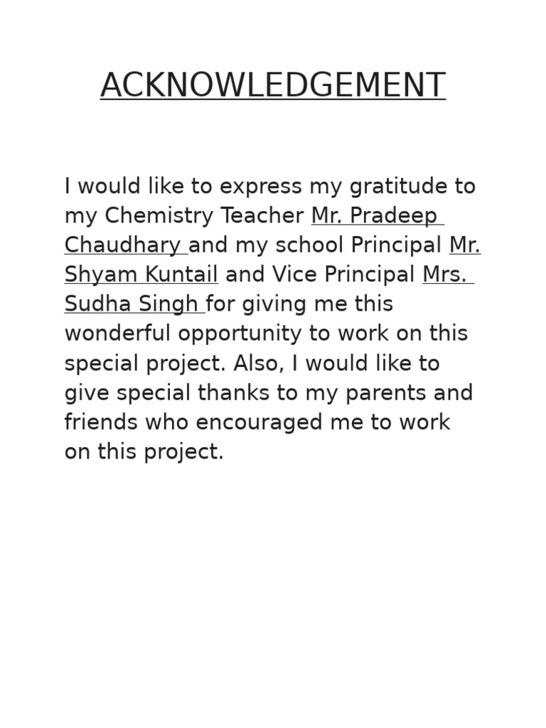 Acknowledgement 2 | PDF