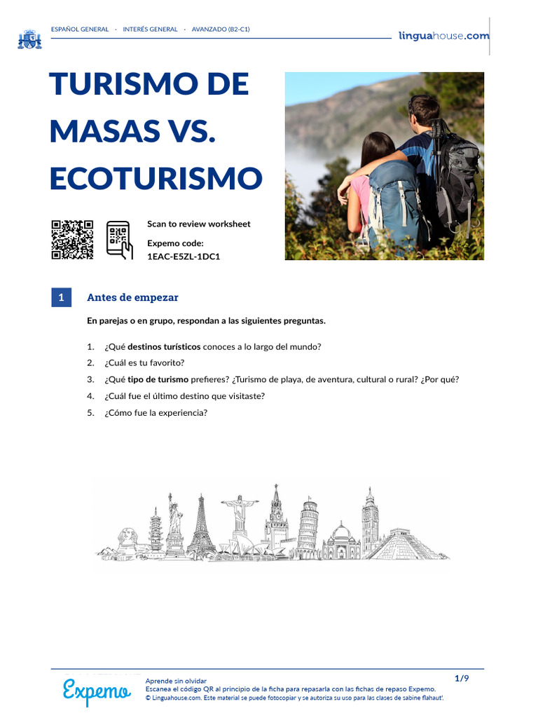 turismo-de-masas-vs-ecoturismo-castellano-spanish-teacher-B2-C1 (2 ...