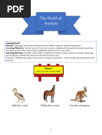 Wild Animals Chart | PDF