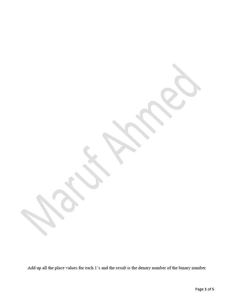 Chapter 1 Number System Signed And Unsigned Numbers Bbinary 3088