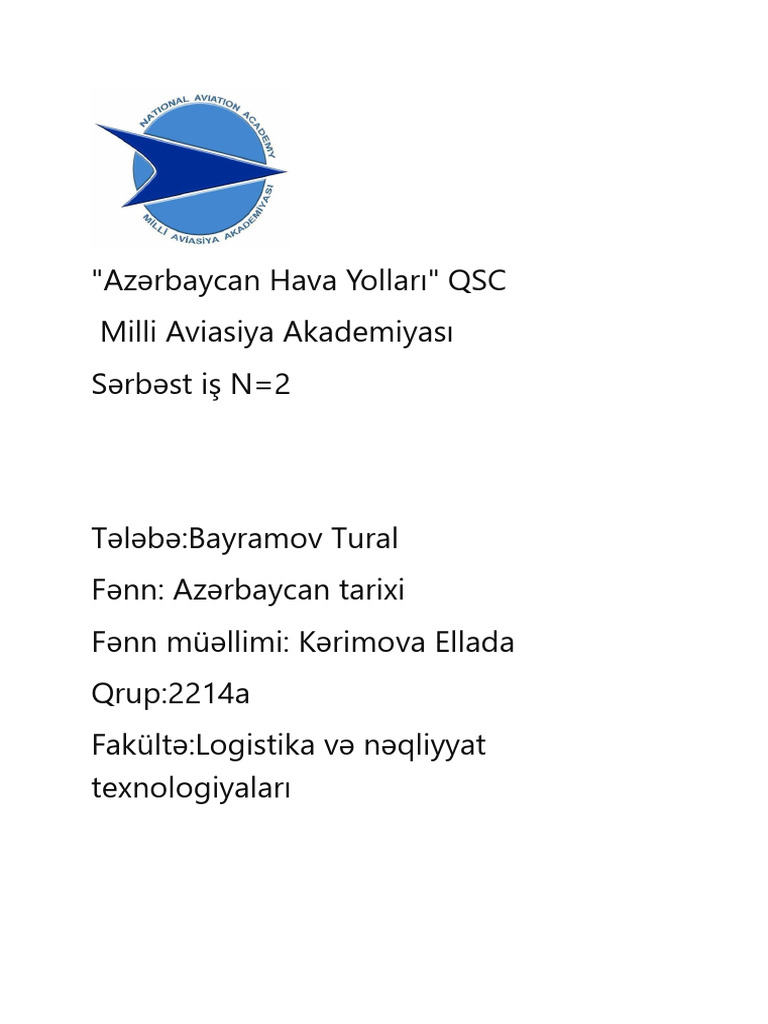 Tarix Serbest Is 2 | PDF