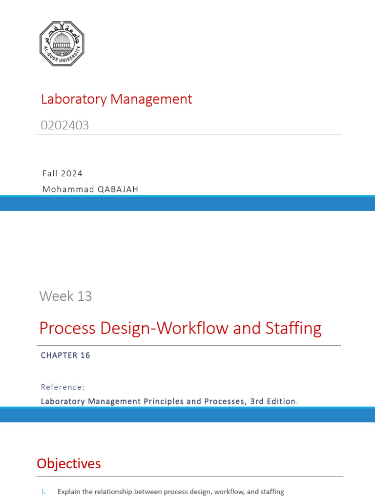 Week 13 - Process Design-Workflow and Staffing | PDF | Employee ...