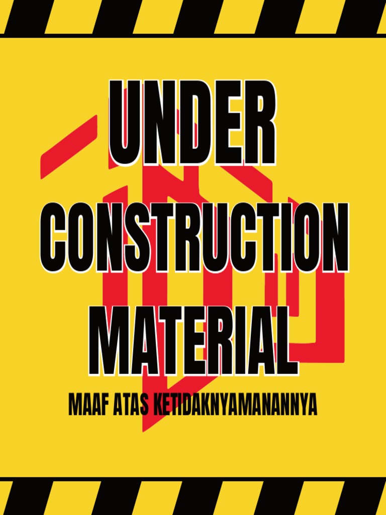 Black and Yellow Bold Under Construction Metal A-Frame | PDF