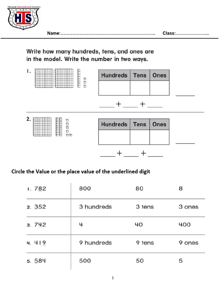 Year 3 Mathematics Weekly Assignment | PDF