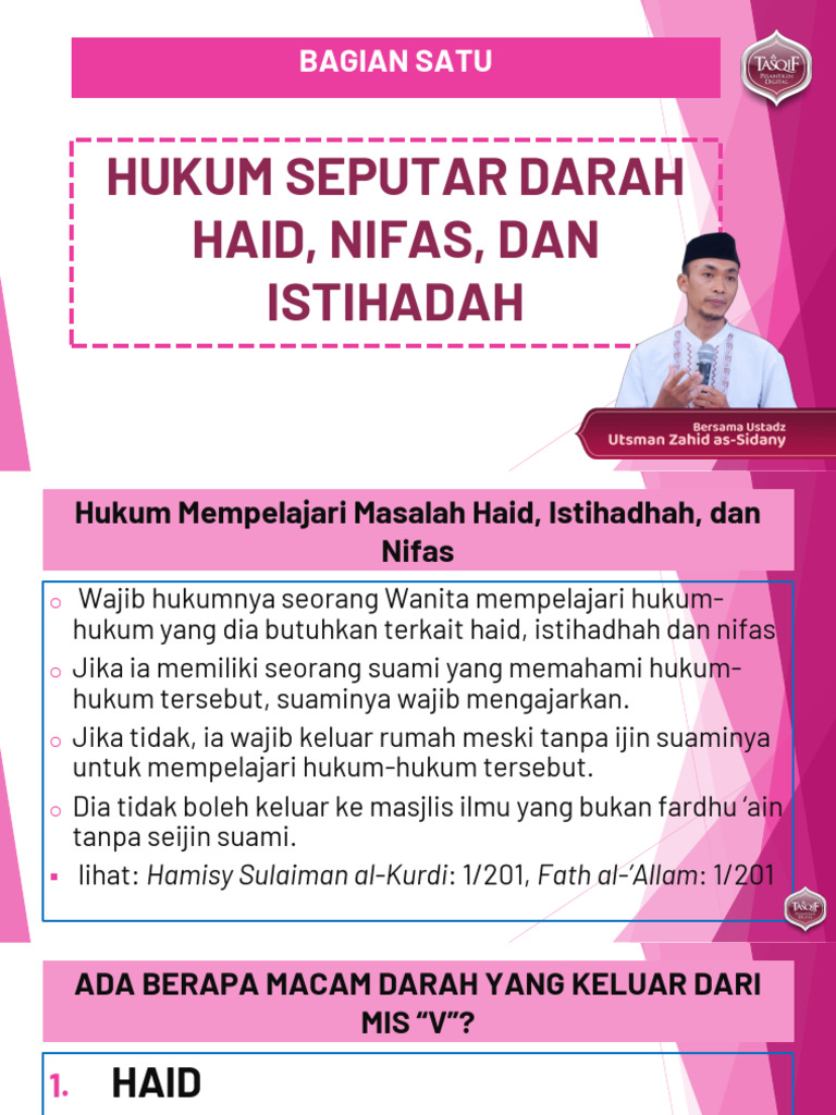 Hukum Haid, Nifas, dan Istihadhah | PDF