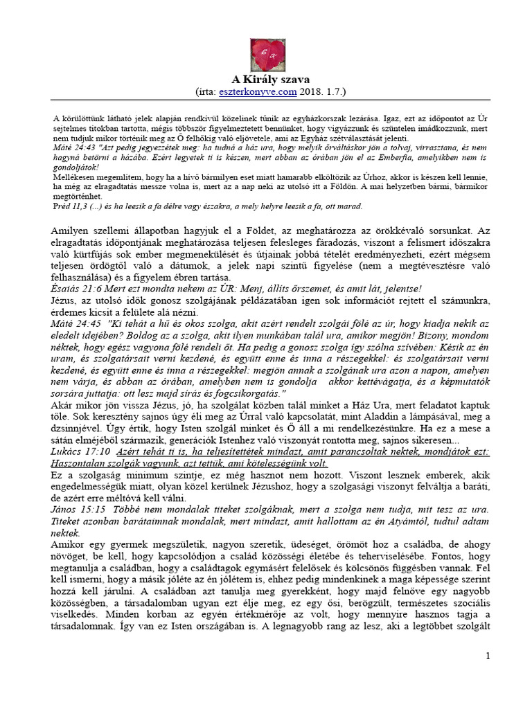 A Király Szava | PDF A Király Szava | PDF