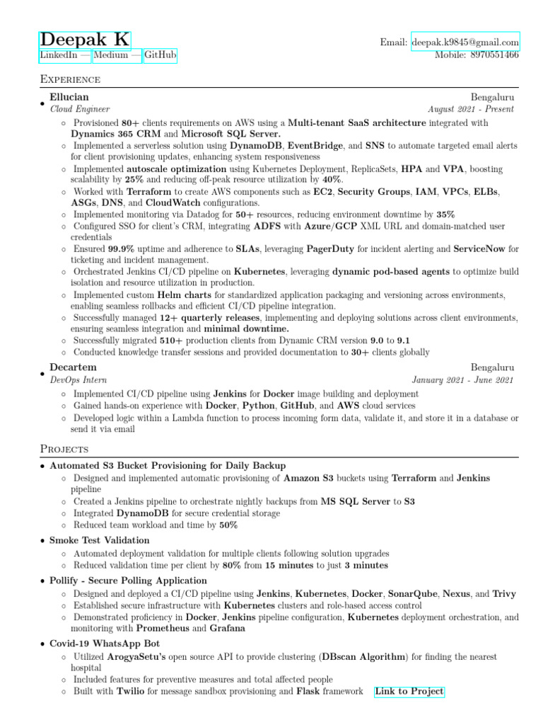 Deepak K | PDF | Computing | Software