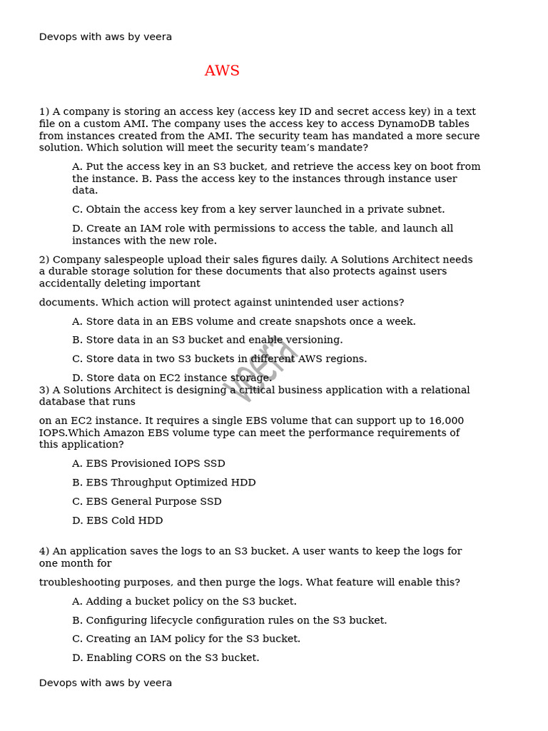 AWS-test by veera (4) | PDF | Amazon Web Services | Load Balancing ...